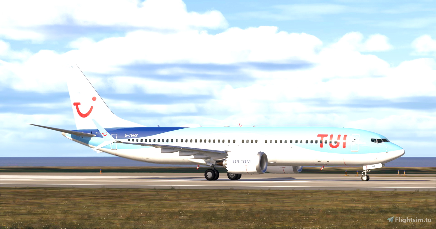 Threads - Tui Airways G-TUMZ | Asobo 737-8MAX | 8K | Catania para ...