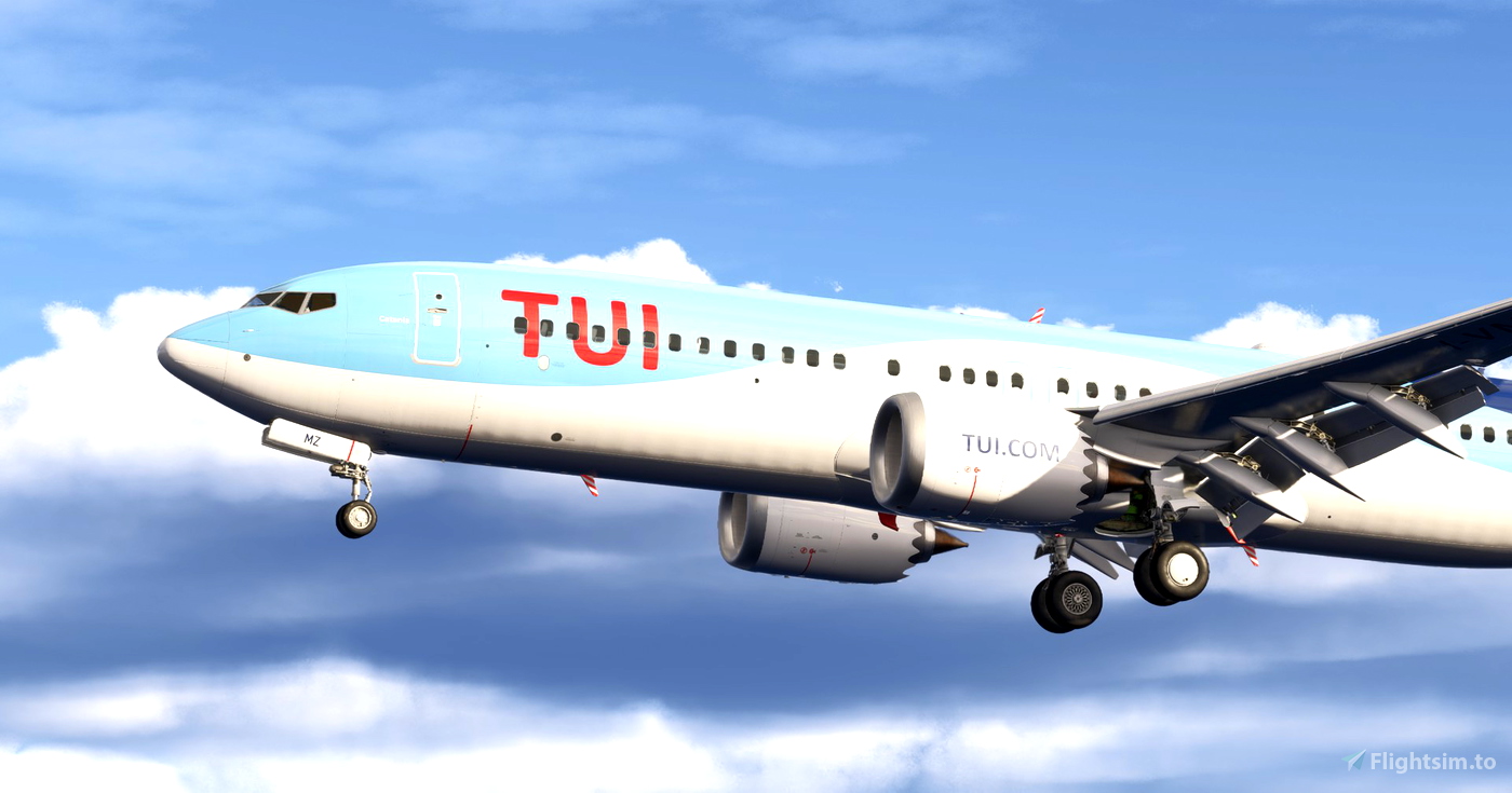 Threads - Tui Airways G-TUMZ | Asobo 737-8MAX | 8K | Catania for ...
