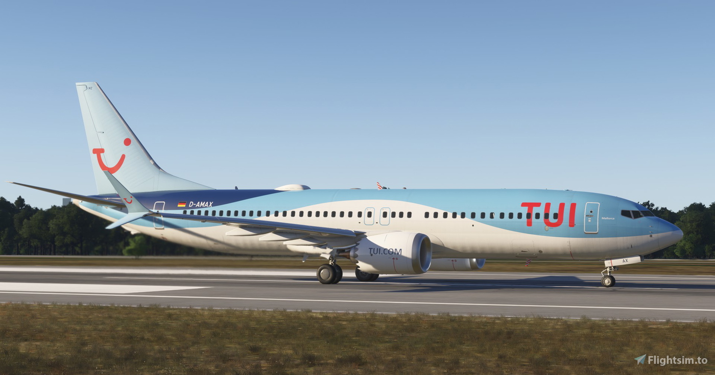 Tui fly GmbH D-AMAX | Asobo 737-8MAX | 8K | Requested 对于 Microsoft ...