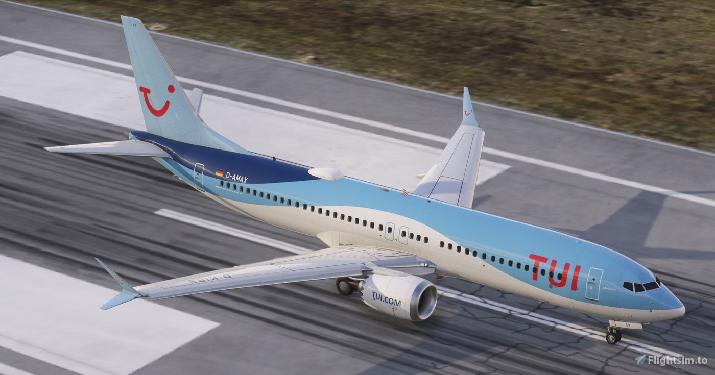 Tui fly GmbH D-AMAX | Asobo 737-8MAX | 8K | Requested für Microsoft ...