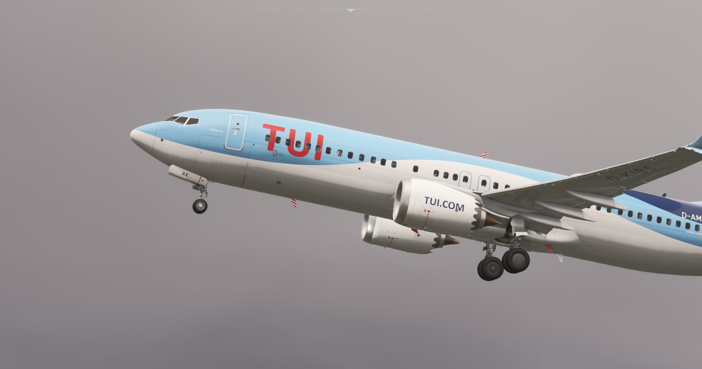 Tui fly GmbH D-AMAX | Asobo 737-8MAX | 8K | Requested pour Microsoft ...