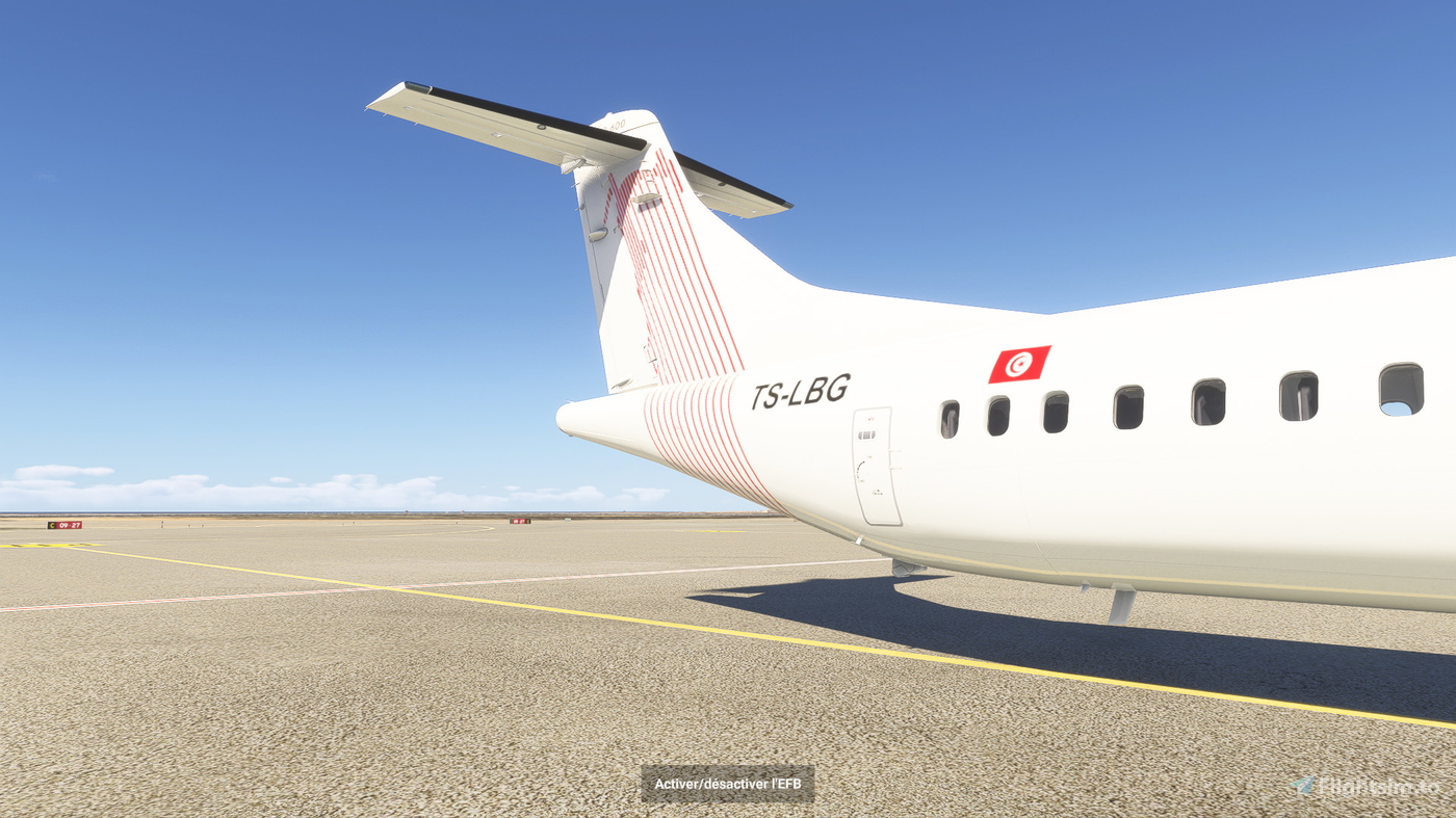 Tunisair Express TS-LBG livery for Asobo ATR72-600 (MSFS2020 & MSFS2024 ...