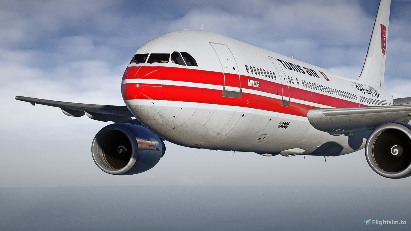 Tunisair TS-IMA retro livery Inibuilds A300-600 MSFS2020 & MSFS2024 ...
