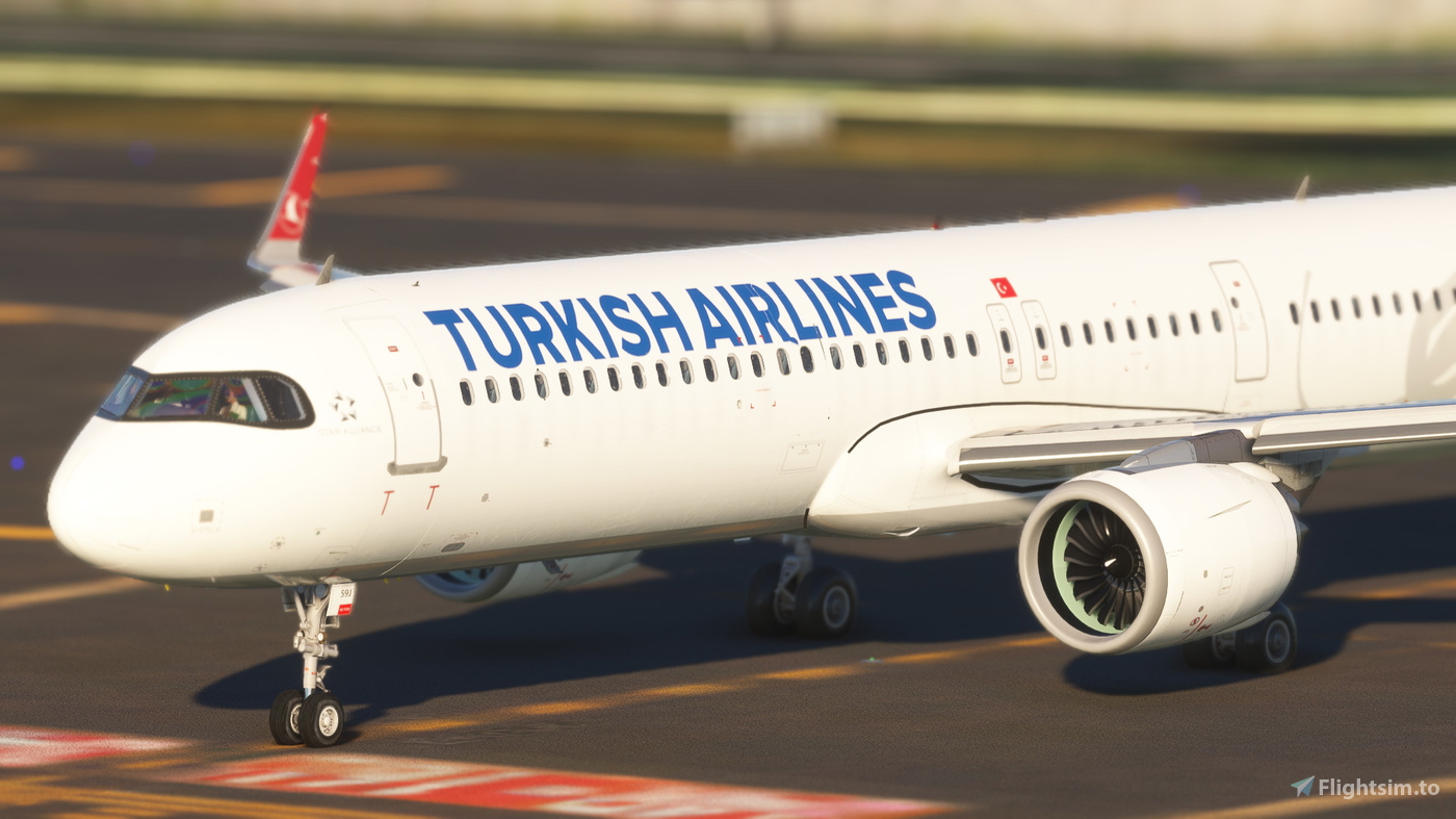Turkish Airlines A321 Neo 2-Pack (incl. Racoon eyes) For LVFR for ...