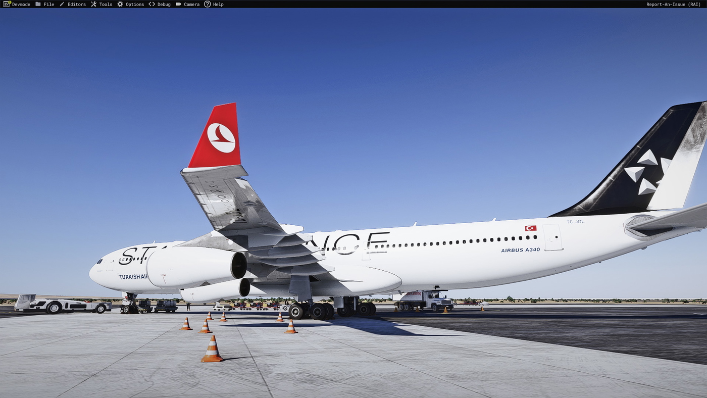 Turkish Airlines TC-JDL Star Alliance livery Inibuilds A340-300 ...