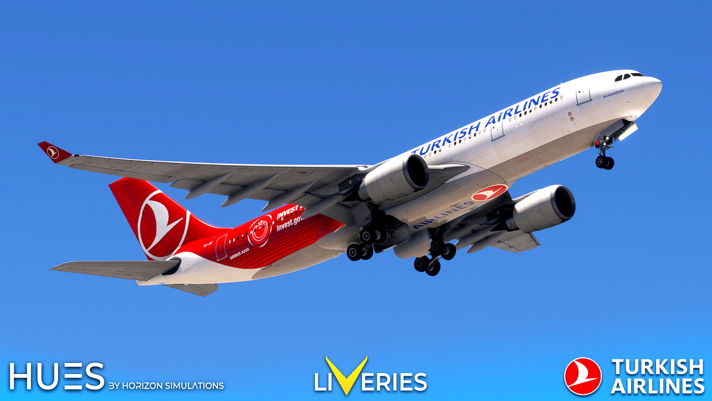 Turkish Airlines TC-JIZ (invest in turkey) w/Cabin | A330-200 inibuilds ...