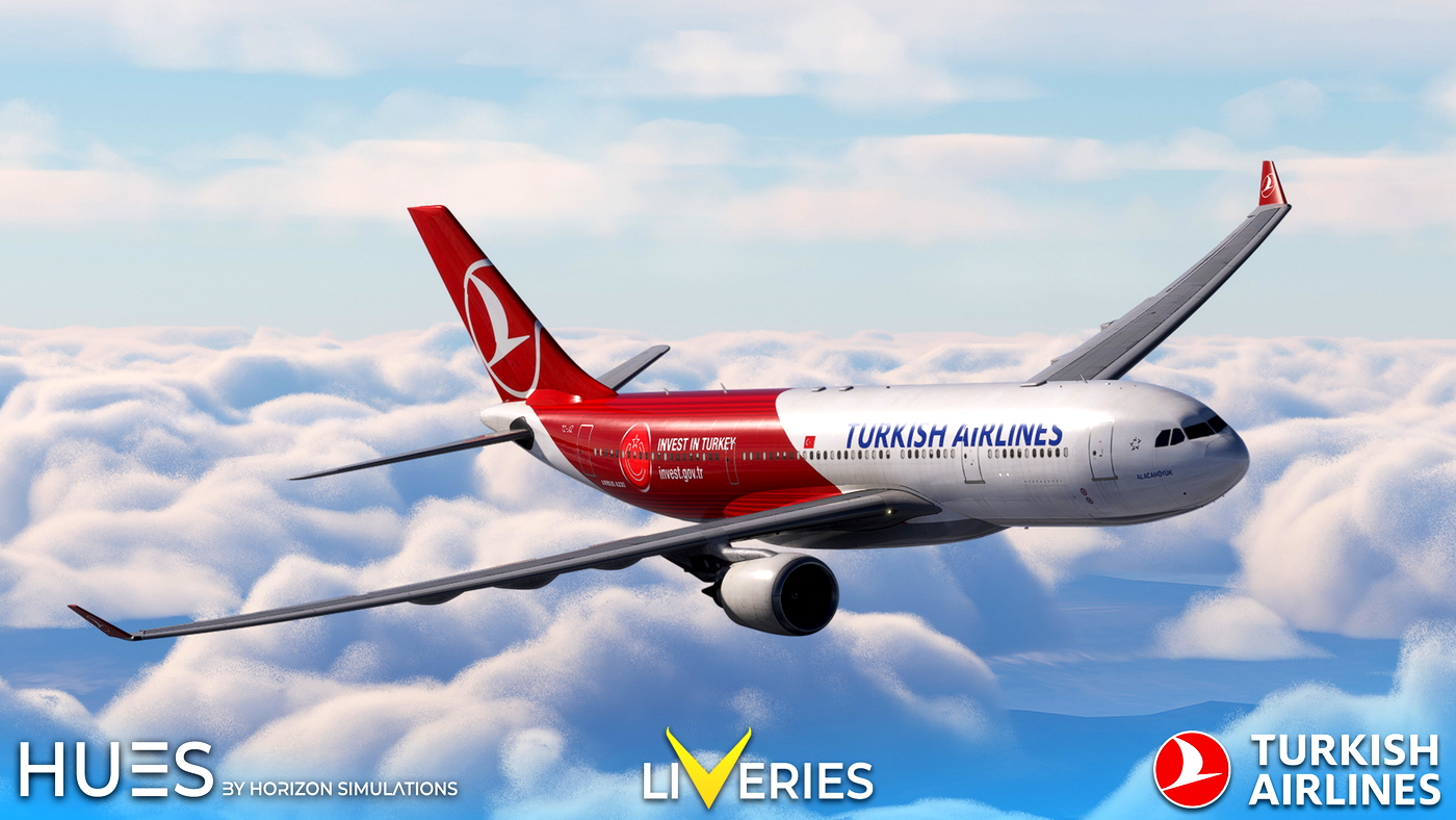 Turkish Airlines TC-JIZ (invest in turkey) w/Cabin | A330-200 inibuilds ...