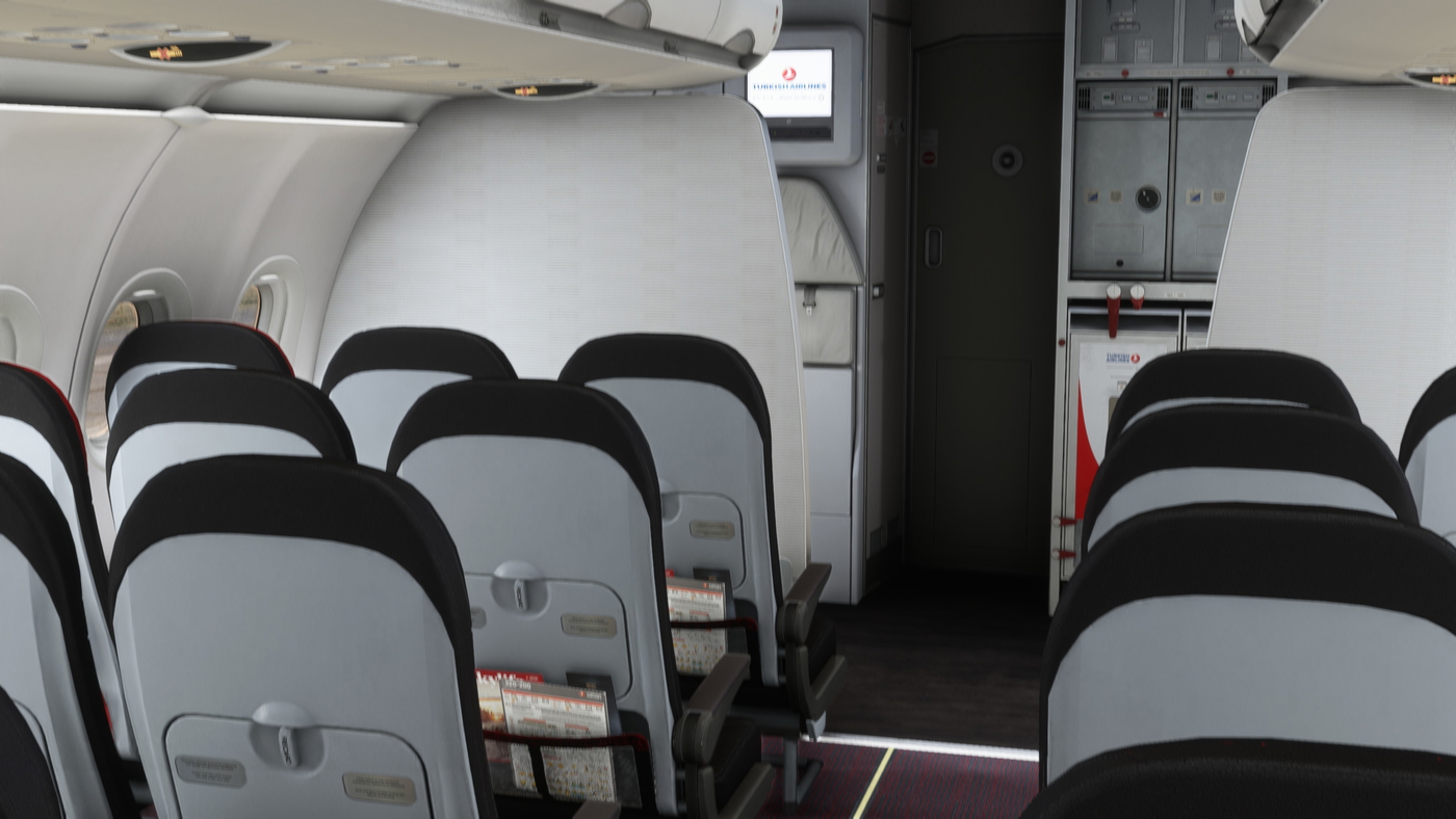 Turkish Airlines [Pack] w/Cabin Fenixsim A320 Sharklet [8K+4K] のために ...