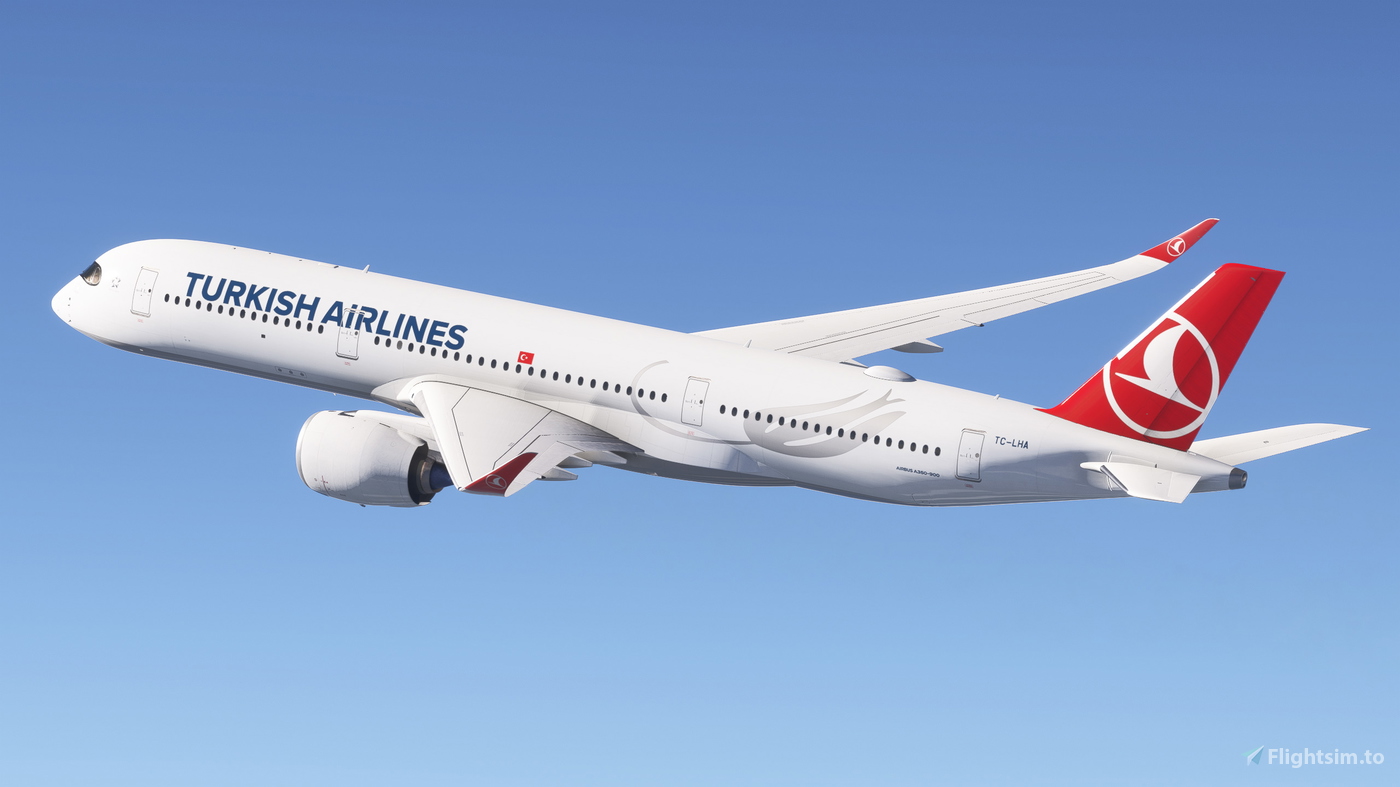 Turkish Airlines [TC-LHA] w/ Cabin Inibuilds A350 pro Microsoft Flight Simulator | MSFS