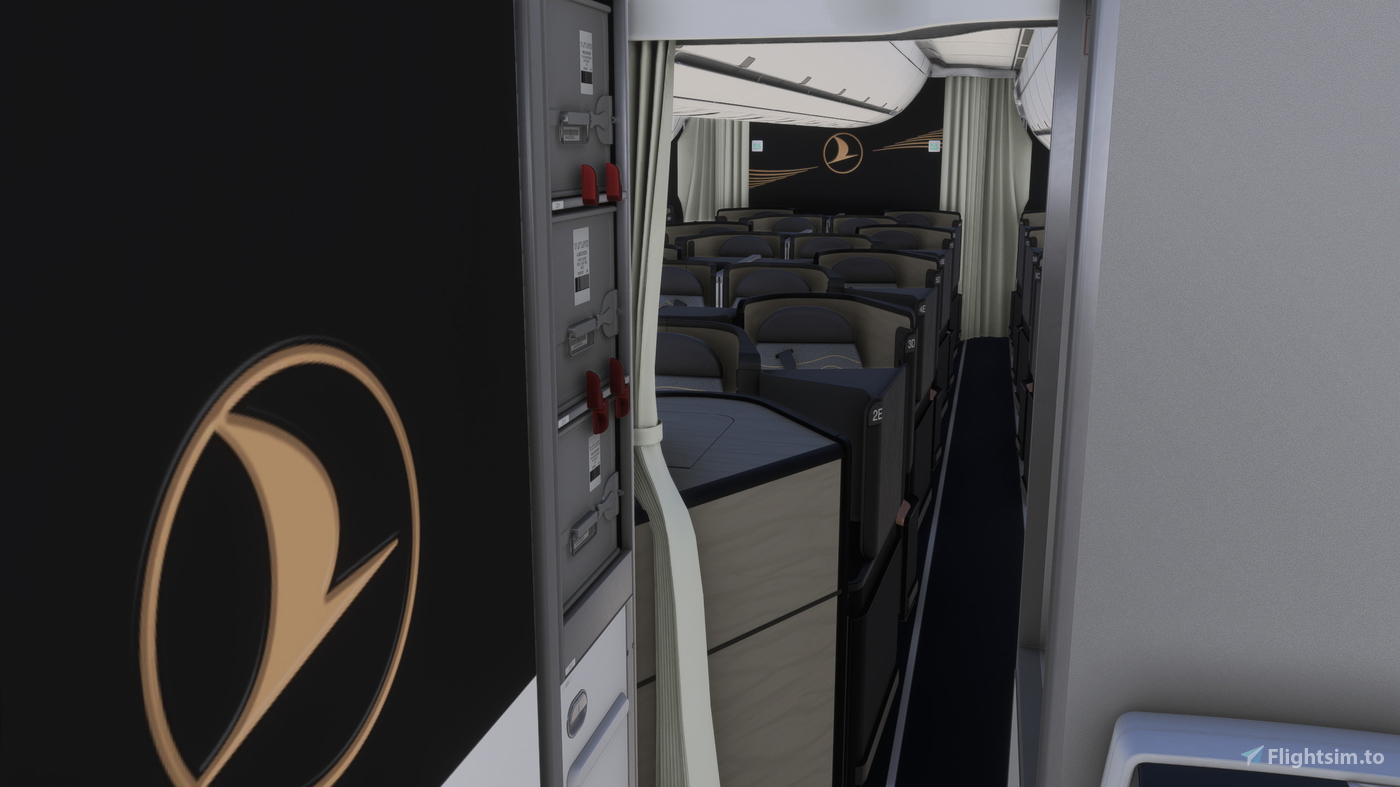 Turkish Airlines [TC-LHA] w/ Cabin Inibuilds A350 for Microsoft Flight Simulator | MSFS