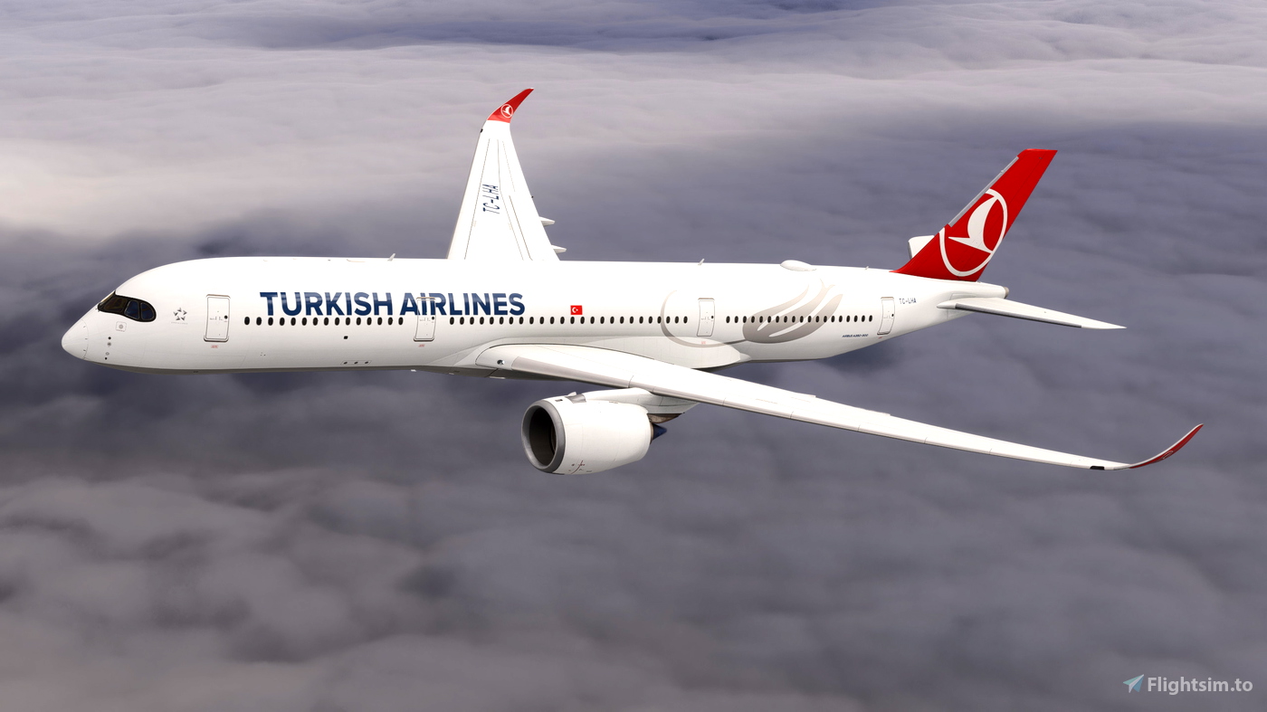 Turkish Airlines [TC-LHA] w/ Cabin Inibuilds A350 for Microsoft Flight Simulator | Feed