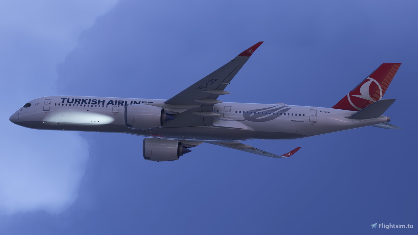 Turkish Airlines [TC-LHA] w/ Cabin Inibuilds A350 for Microsoft Flight Simulator | MSFS