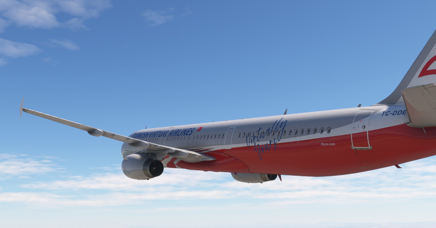 Turkish Virtual Airlines | With Cabin TC-DDE | Fenix A321 IAE for ...