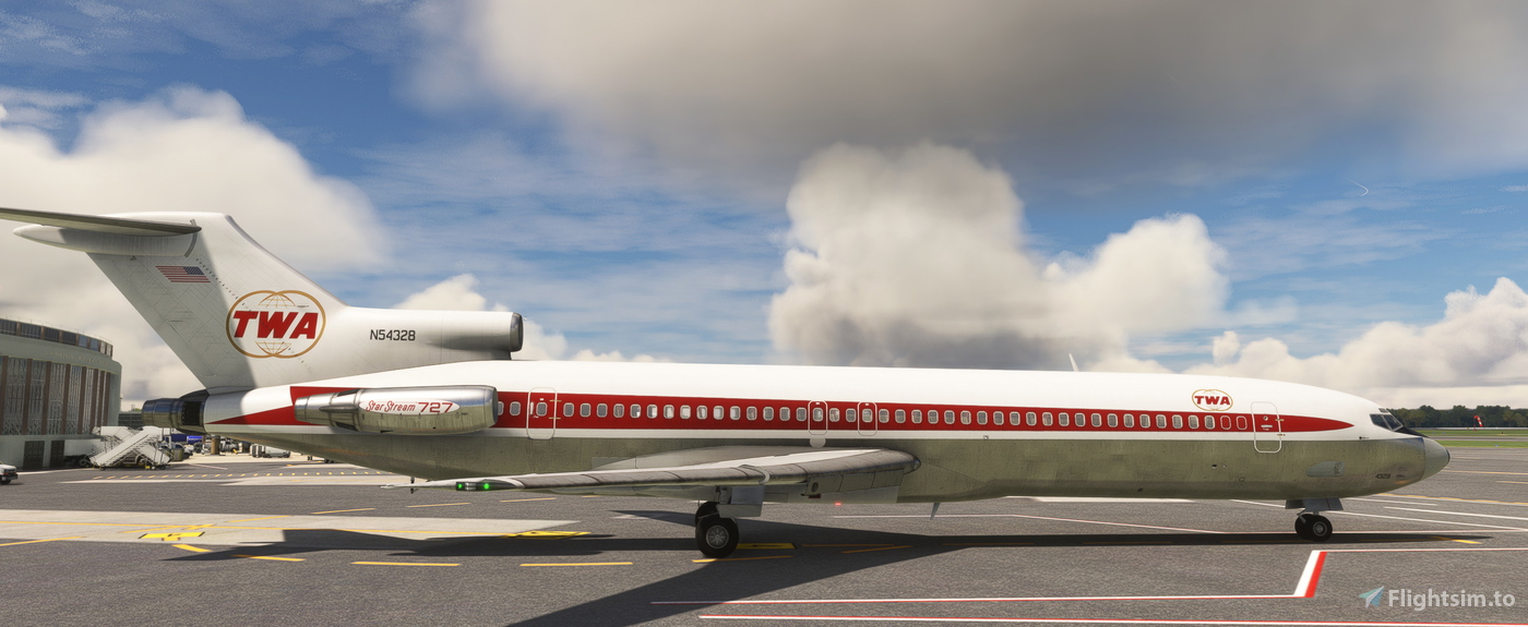 TWA - StarStream - N54328 w/cabin for Microsoft Flight Simulator | MSFS