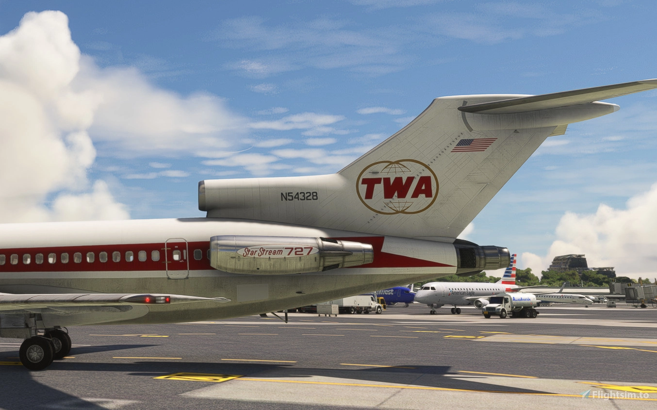 TWA - StarStream - N54328 w/cabin for Microsoft Flight Simulator | MSFS