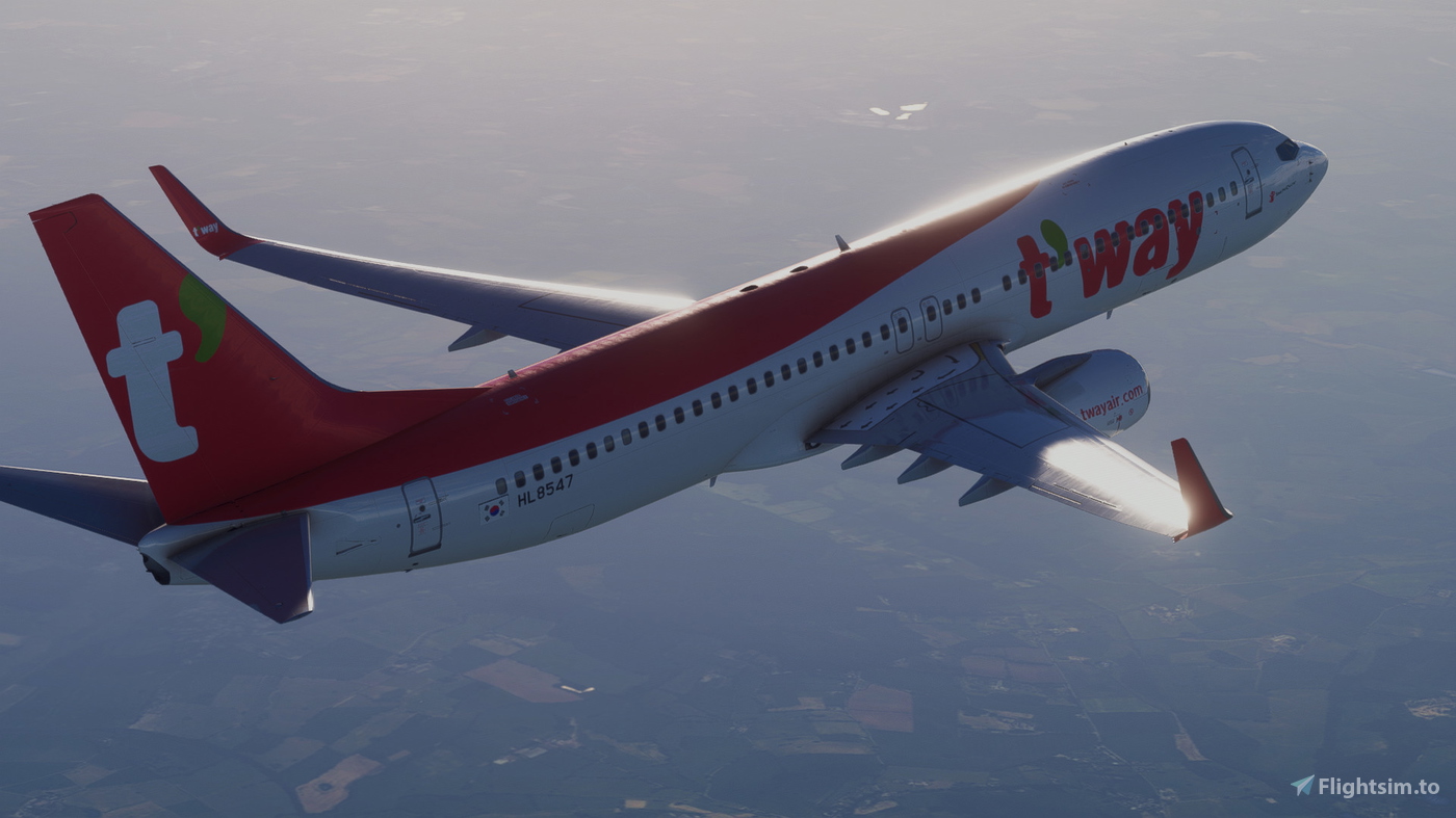 T'Way Air HL8547 | PMDG B737-800 for Microsoft Flight Simulator | MSFS