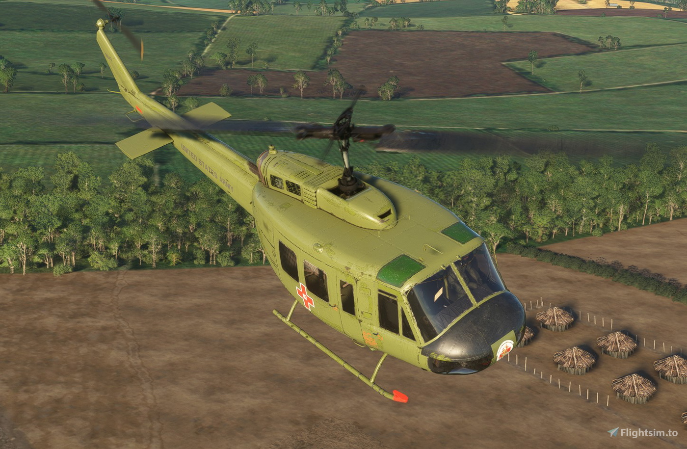 UH-1H Huey 82th Medical Detachment UH-1H Vietnam war (1967-69) pour ...