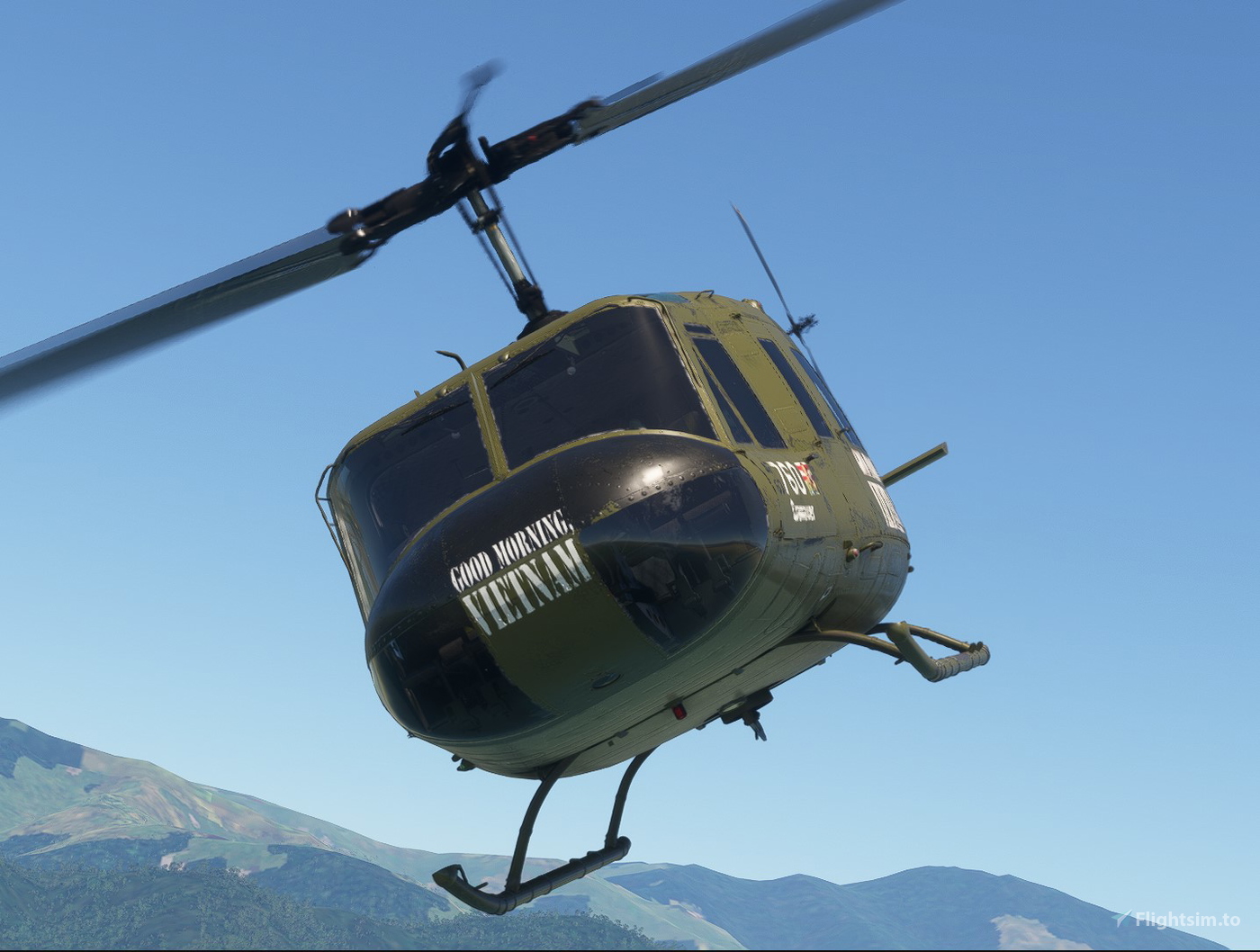 UH-1H Huey US ARMY “Good Morning Vietnam” for Microsoft Flight ...