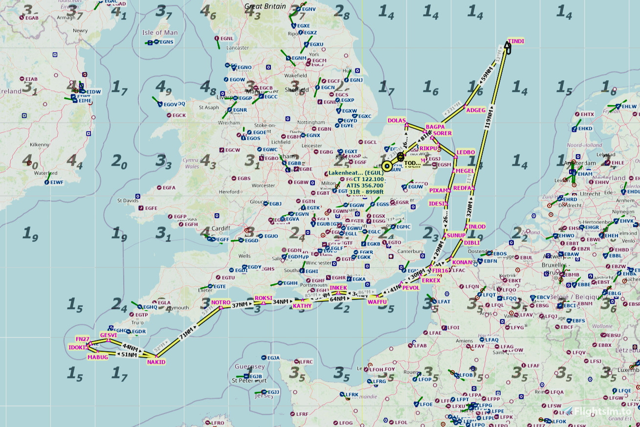 Military Flight Paths Uk