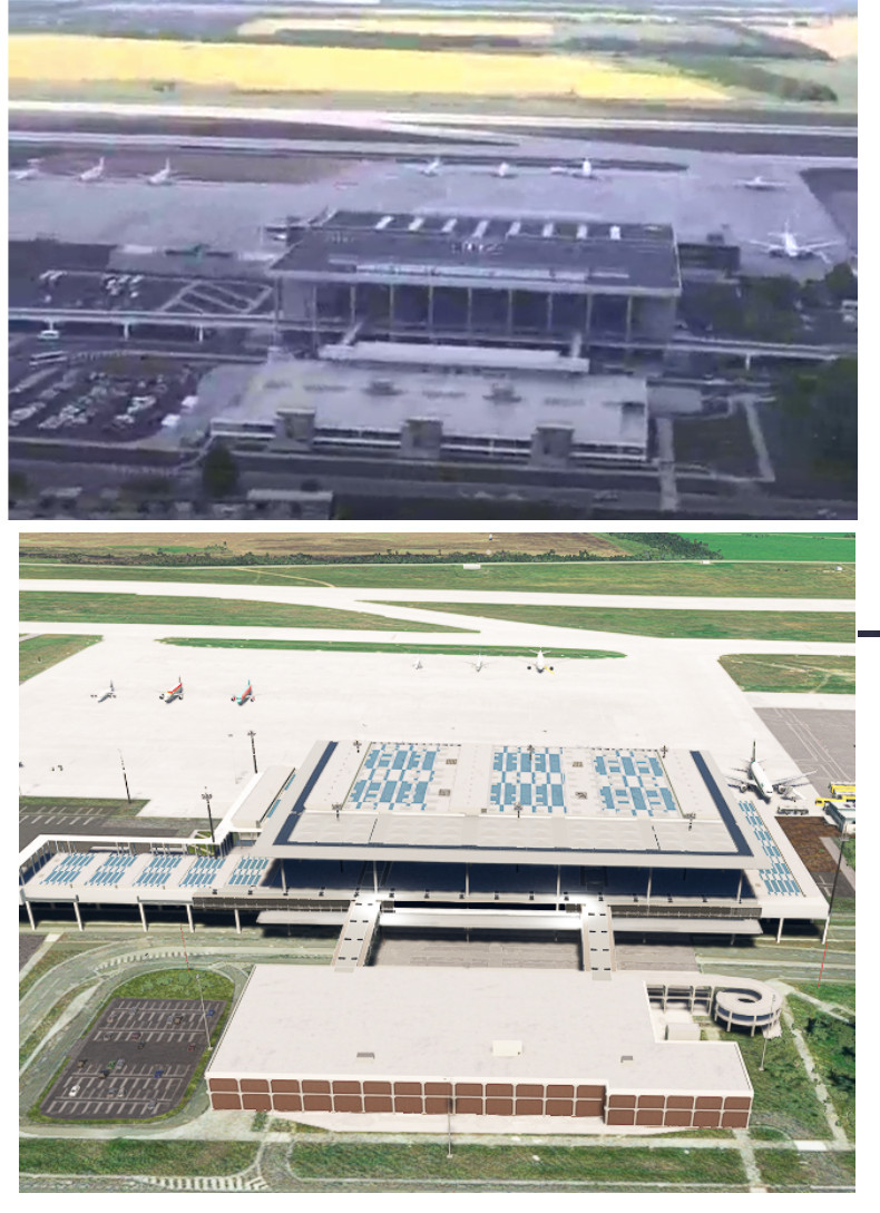 UKCC - Donetsk International Airport 2013 + real static airplanes (v.2. ...