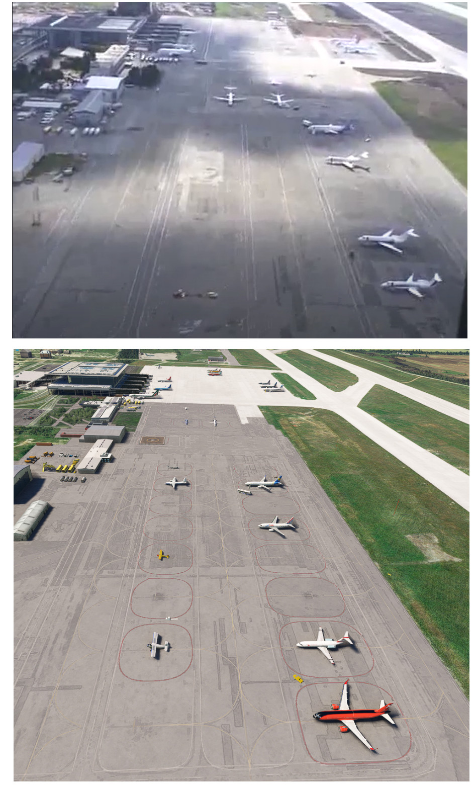 UKCC - Donetsk International Airport 2013 + real static airplanes (v.2. ...