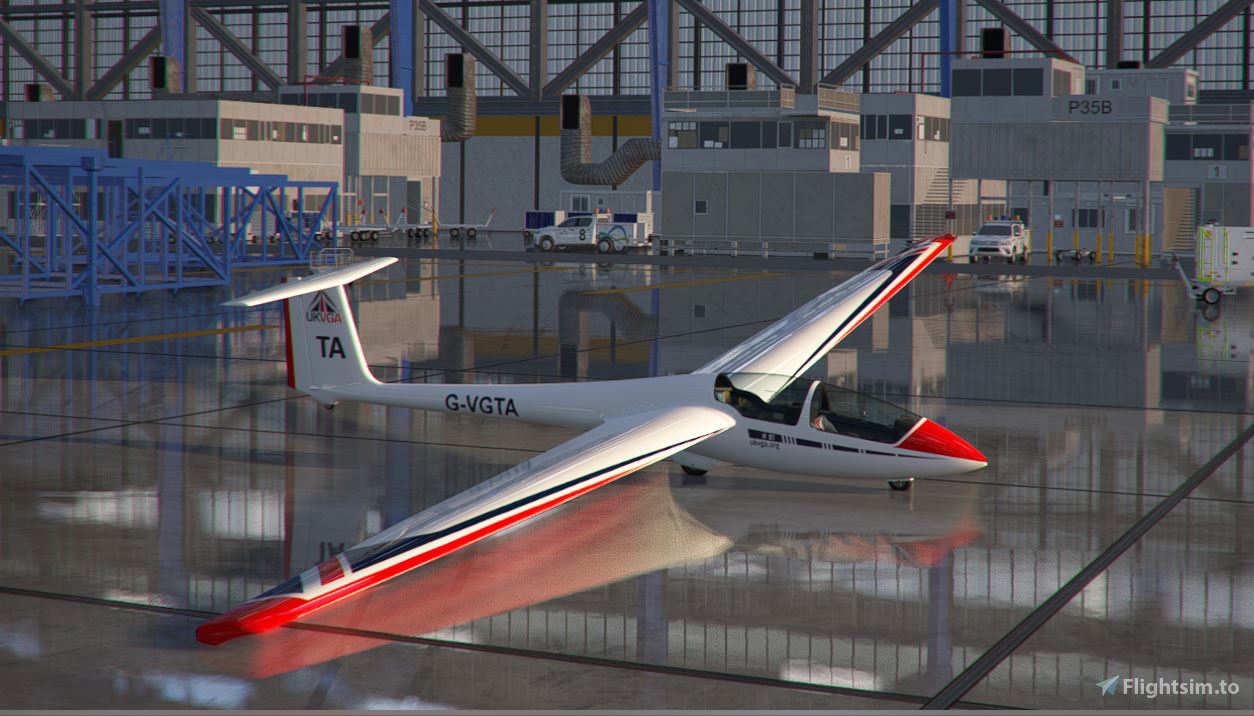 UKVGA Livery for f7 Simulations ASK21 for Microsoft Flight Simulator | MSFS