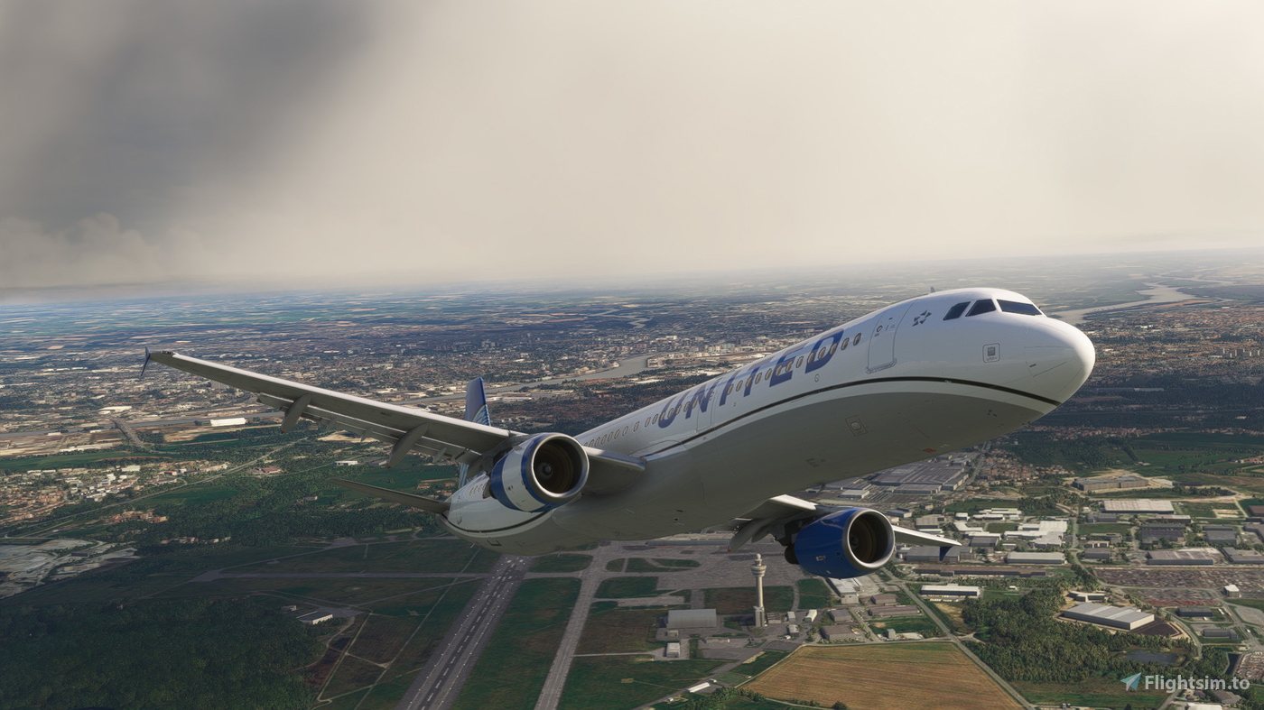 United Airlines | Fenix A321 CFM (N44501) | w/Cabin | 8K for Microsoft ...