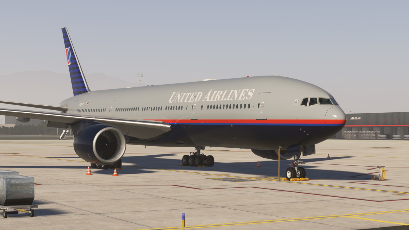 United Airlines Boeing 777-200 – "Battleship Grey" N777UA [ WIP] voor ...
