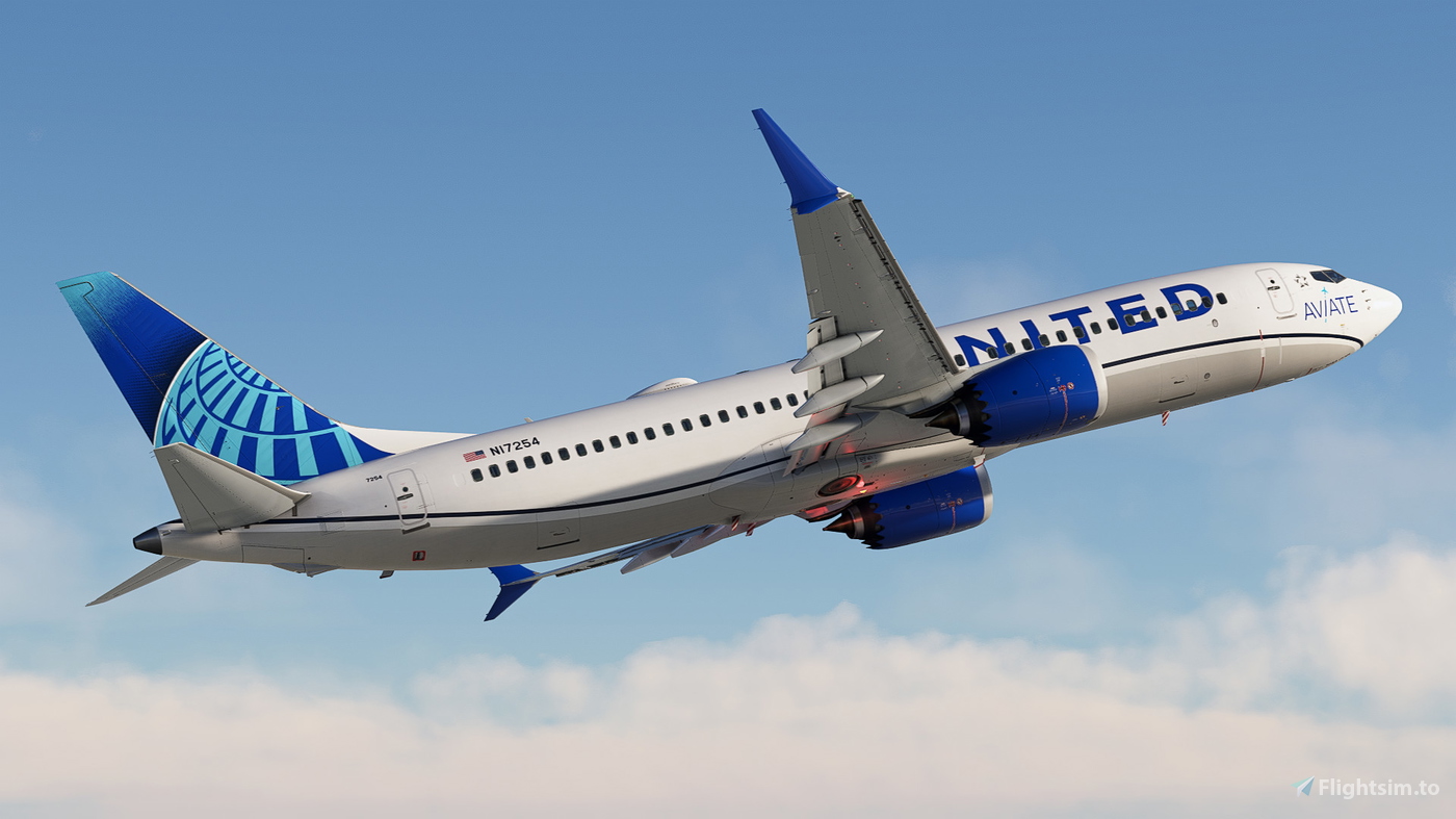 United Airlines [Pack] w/Cabin | iFly 737 MAX 8 for Microsoft Flight ...