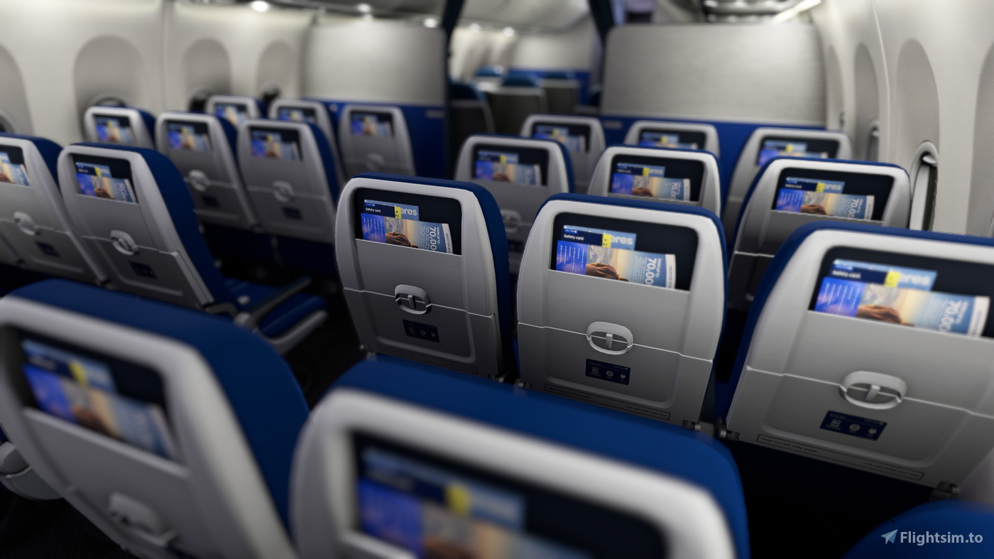 United Airlines [Pack] w/Cabin | iFly 737 MAX 8 for Microsoft Flight ...