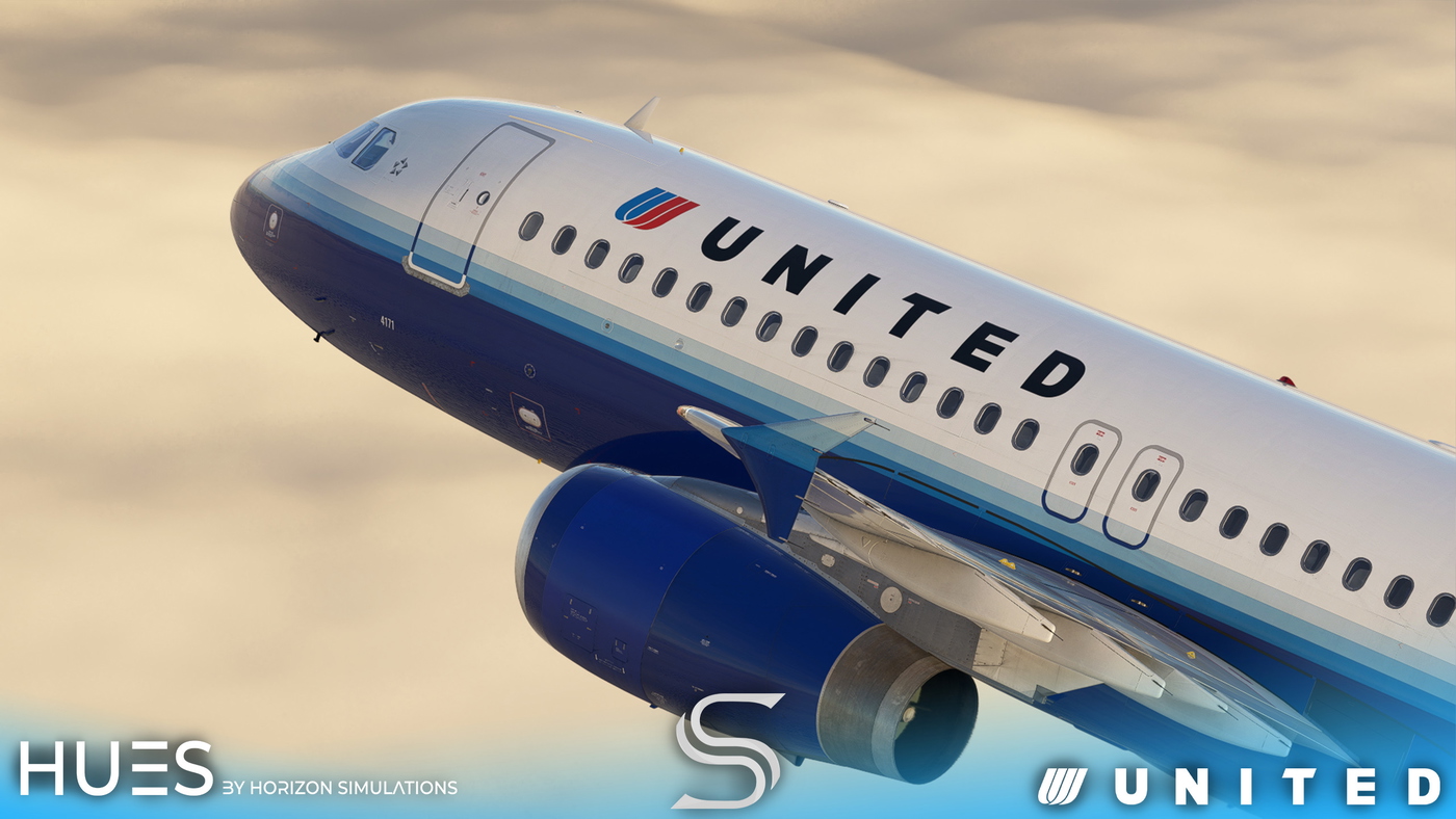 United 'Blue Tulip' Livery Pack | Fenix A320 V2 | 8K & 4K for Microsoft ...