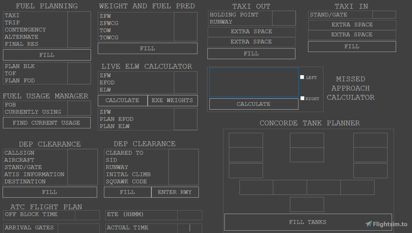 Universal Flight Notes App (Work In Progress) for Microsoft Flight ...