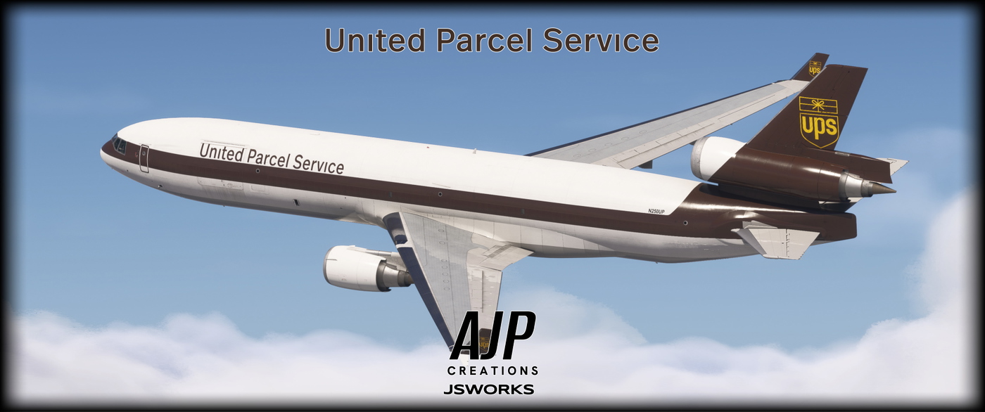 UPS - Retro - N250UP - TFDI MD11 v2.0 за Microsoft Flight Simulator | MSFS