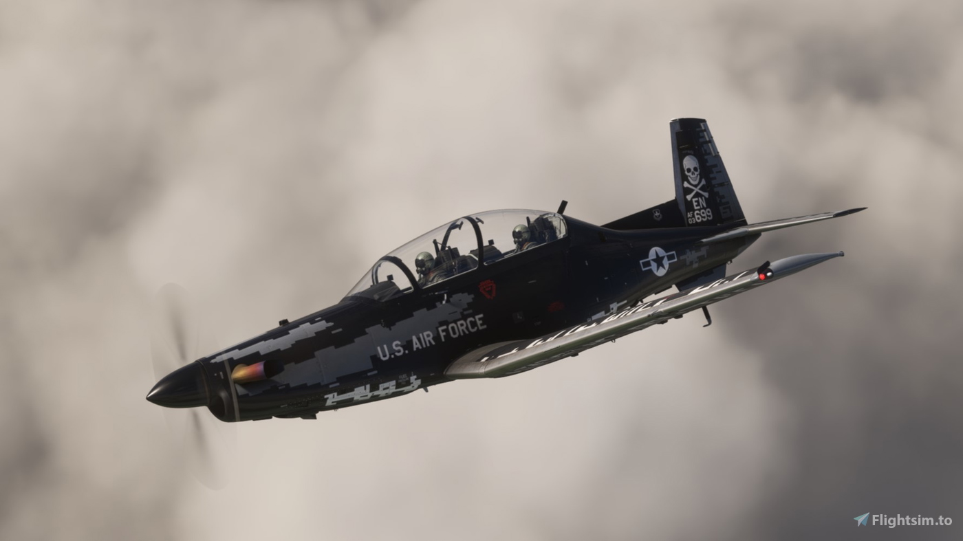 US Air Force T-6A 80th FTW FAIP 对于 Microsoft Flight Simulator | MSFS