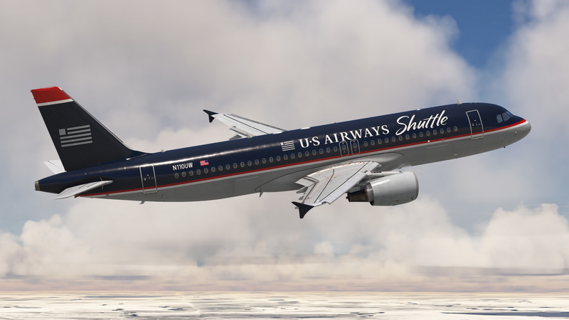 US Airways 'Classic' | Pack | w/Cabin | Fenix A320 V2 (8K + 4K) for ...