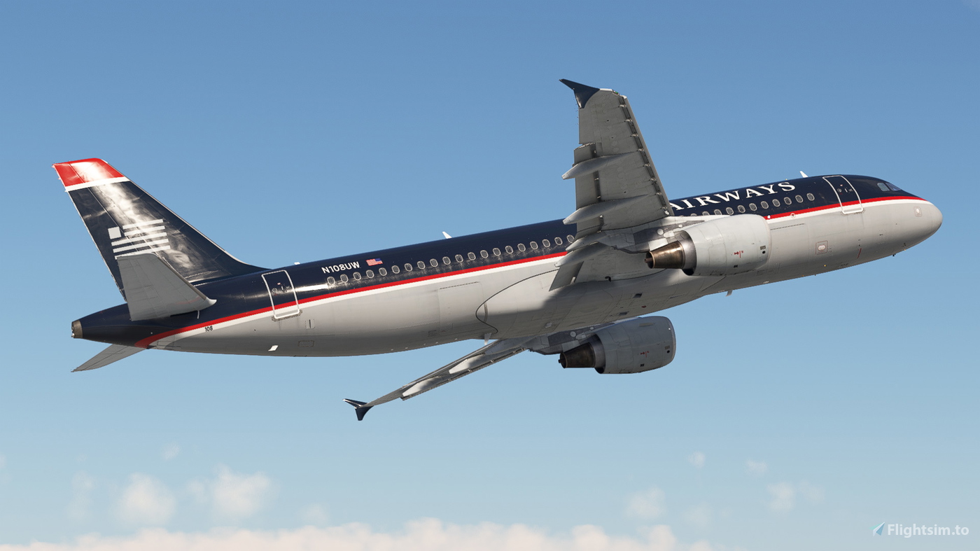 US Airways 'Classic' | Pack | w/Cabin | Fenix A320 V2 (8K + 4K) for ...