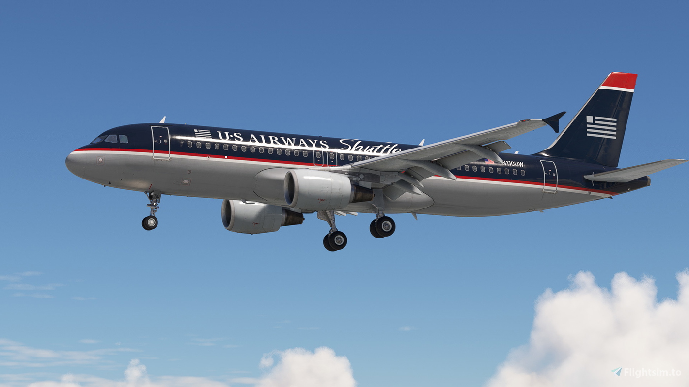 US Airways 'Classic' | Pack | w/Cabin | Fenix A320 V2 (8K + 4K) for ...