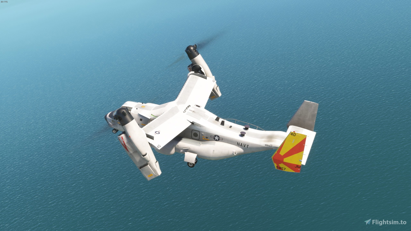 US Navy VRM-40 | CMV-22B 169457 for Microsoft Flight Simulator | MSFS