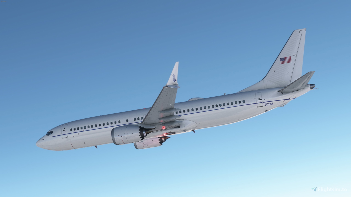 USAF DC ANG | 737 MAX 8 (C-40D) 330301 for Microsoft Flight Simulator ...