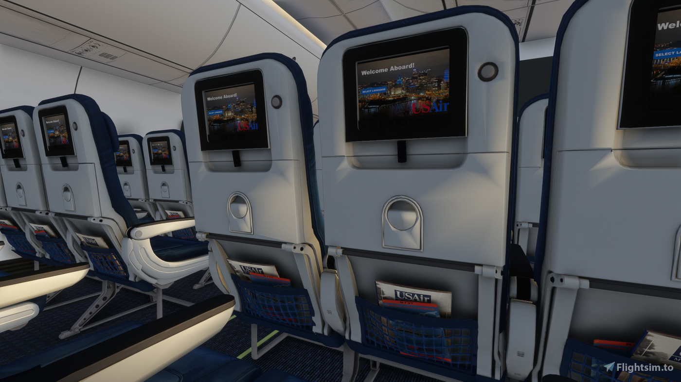 USAIR N406US PMDG 737-800SSW для Microsoft Flight Simulator | MSFS