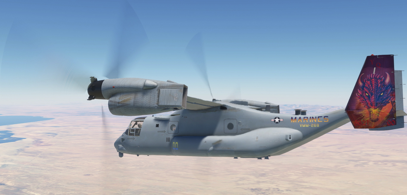 USMC VMM-268 "Endless Summer" для Microsoft Flight Simulator | MSFS
