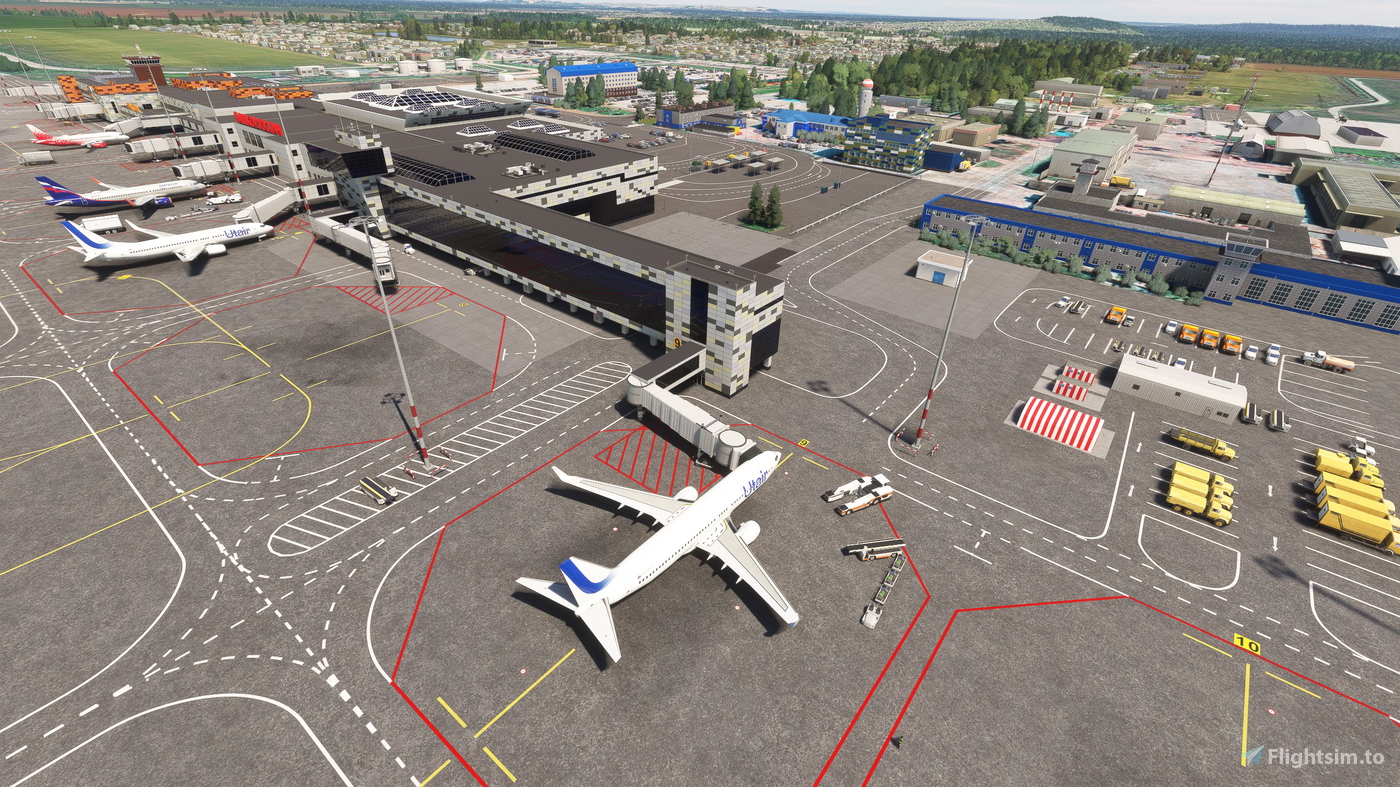 UWUU - Ufa International Airport для Microsoft Flight Simulator | MSFS
