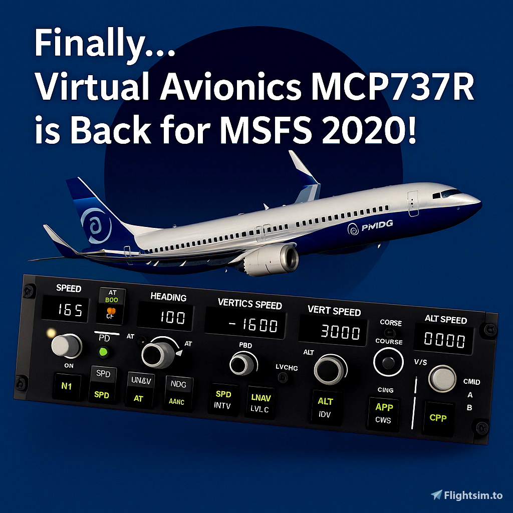 VA MCP737R Connector for MSFS 2020 のために Microsoft Flight Simulator | Feed