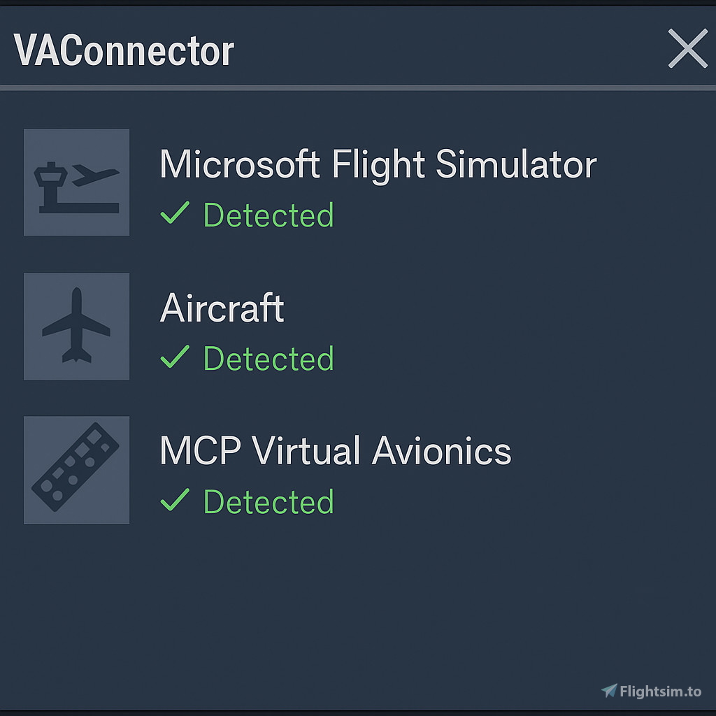 VA MCP737R Connector for MSFS 2020 for Microsoft Flight Simulator | MSFS