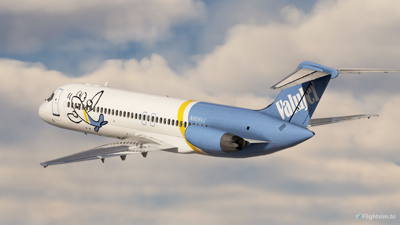 ValuJet (N909VJ) - SkySimulations DC-9-30 for Microsoft Flight ...