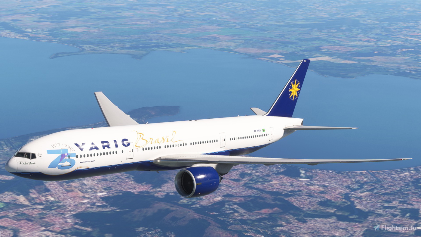 Varig "75 Years" PP-VRB w/Cabin | GE for Microsoft Flight Simulator | MSFS