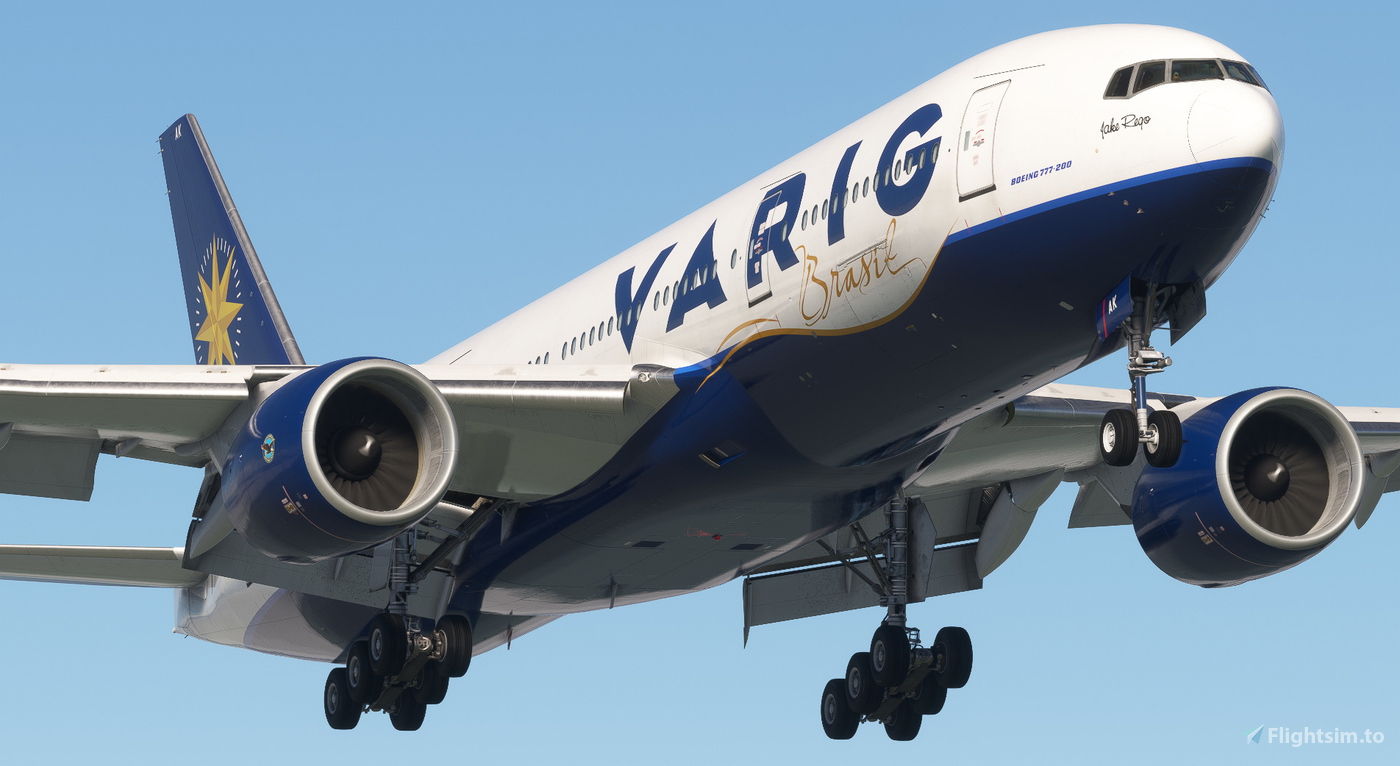 Varig Brasil [Pack Fictional] w/cabin |PMDG 777-200ER for Microsoft ...