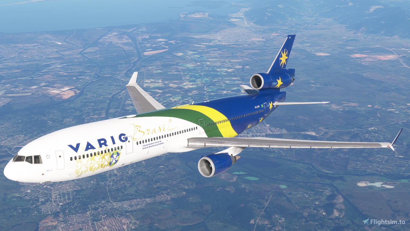 Varig "World Cup 1998" PP-VPP | w/Cabin for Microsoft Flight Simulator ...