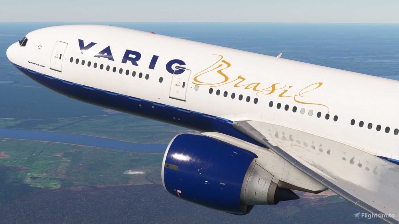 Varig (circa 2001) PP-VRA w/Cabin | GE for Microsoft Flight Simulator ...