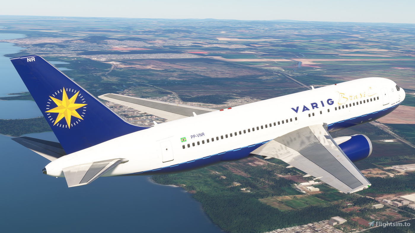 Varig PP-VNR | RHD Simulations Boeing 767-200ER for Microsoft Flight ...